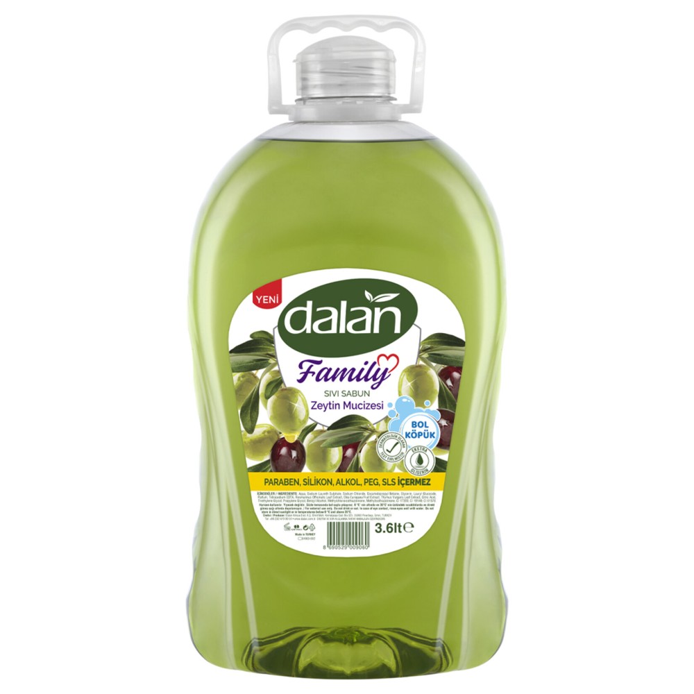 Dalan Sıvı Sabun 3,6kg Zeytin Mucizesi