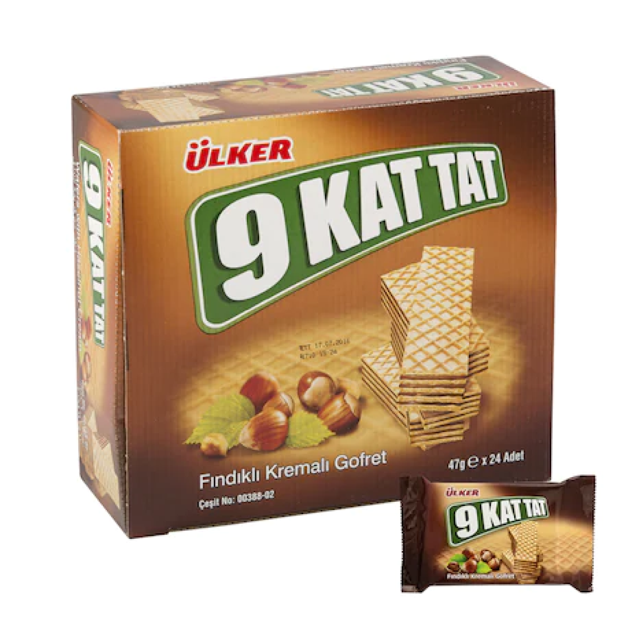 Ülker 9 Kat Fındıklı Gofret 24 Adet