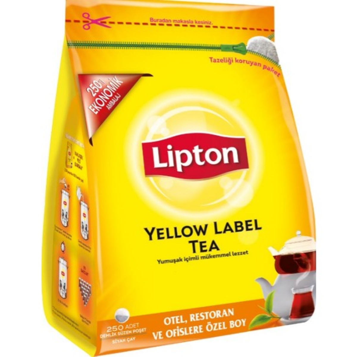Lipton Yellow Lable 250'li Demlik Poşet